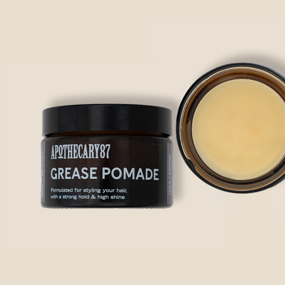 Oil Based Grease Pomade | UK Made – Apothecary 87